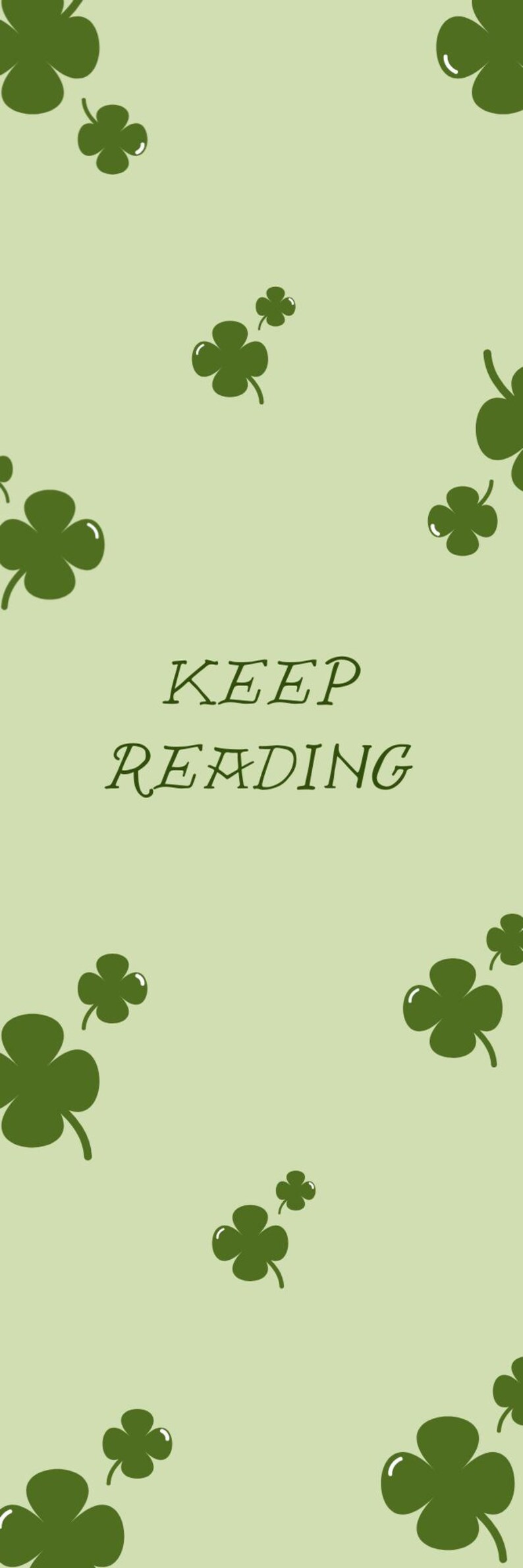 Set of 3 Green Bookmark, Aesthetic Bookmarks, Bookish Gifts, Digital ...