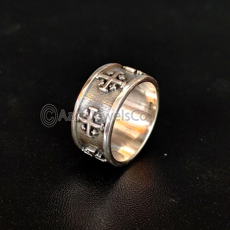 Cross Ring - Etsy