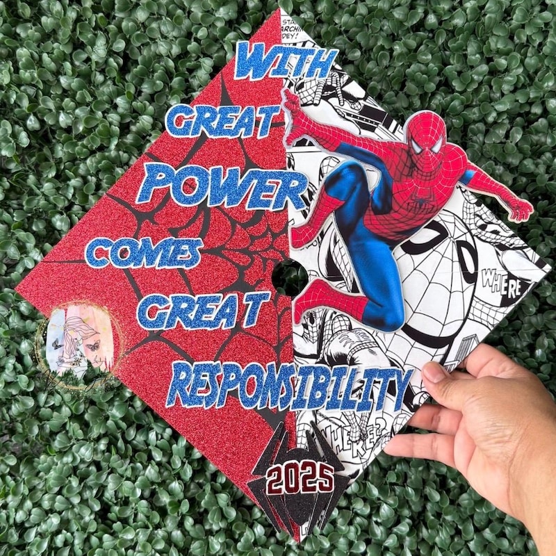 Spiderman Graduation - Etsy
