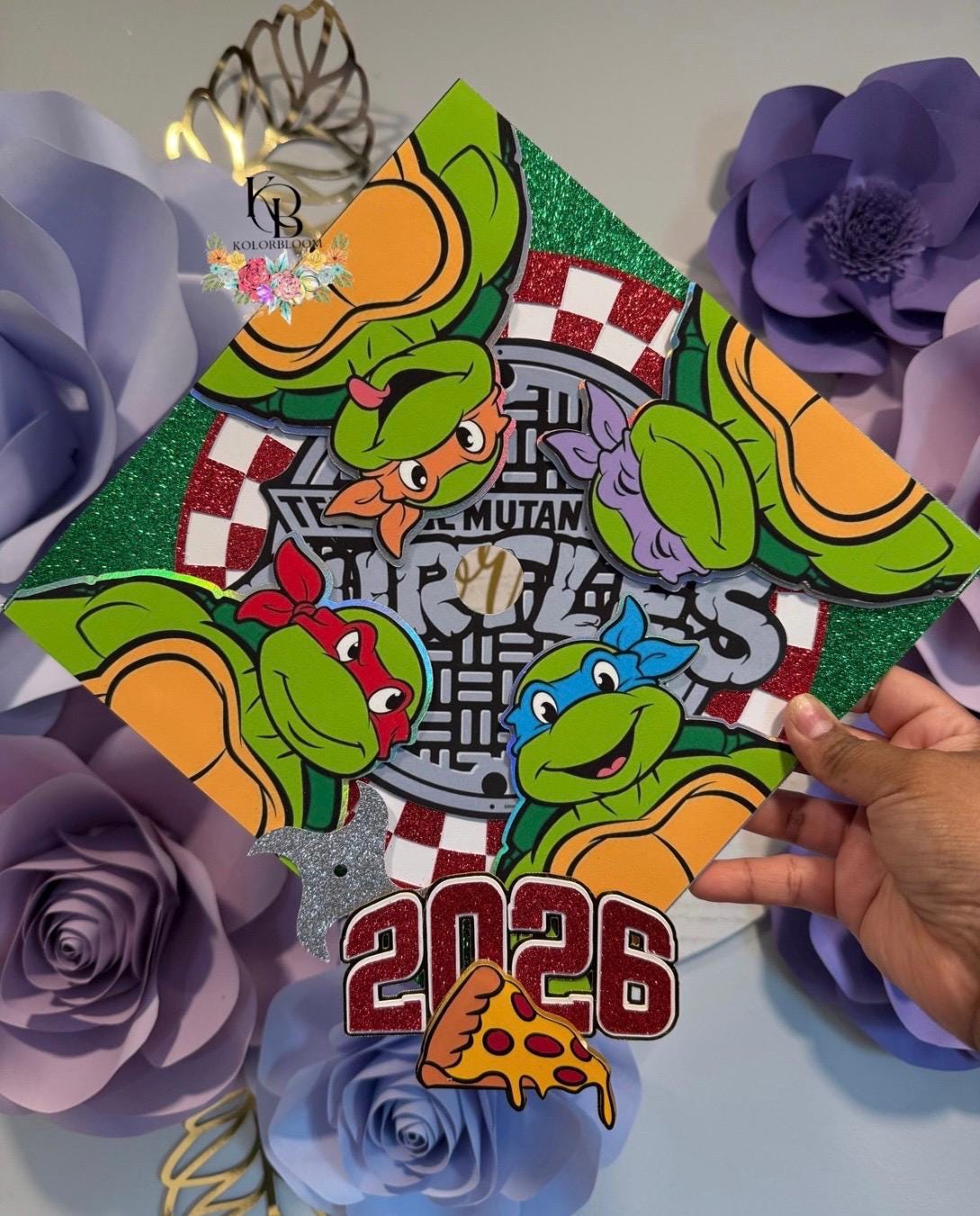 Teenage Turtles Graduation Cap Topper Class of 2026 - Etsy