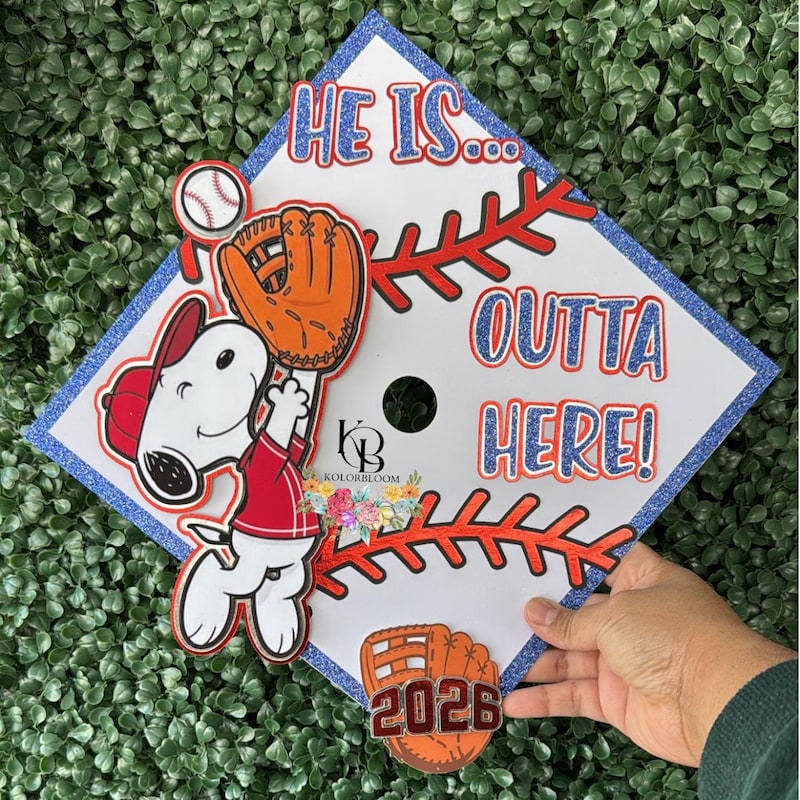 Snoopy Graduation Cap - Etsy