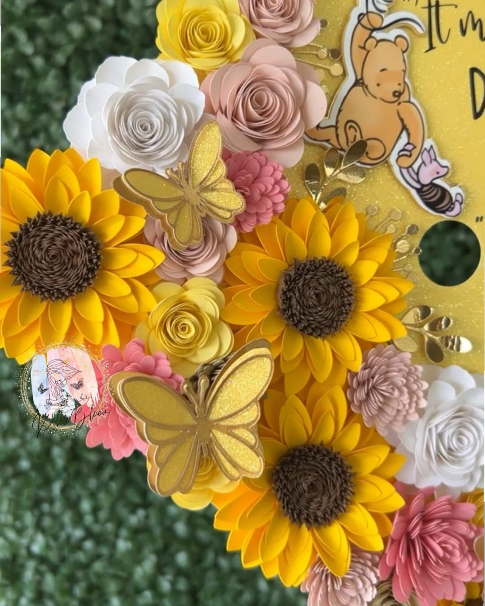 Sunflower Grad Cap Topper / Custom Grad Topper Grad Topper Sunflowers ...
