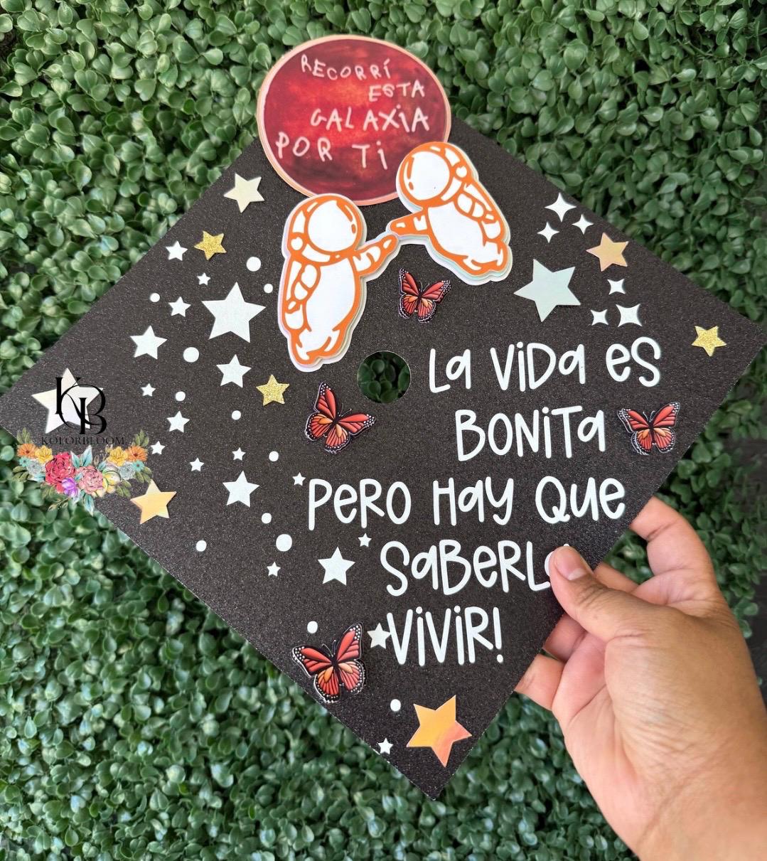 Outer Space Grad Cap Topper - Etsy