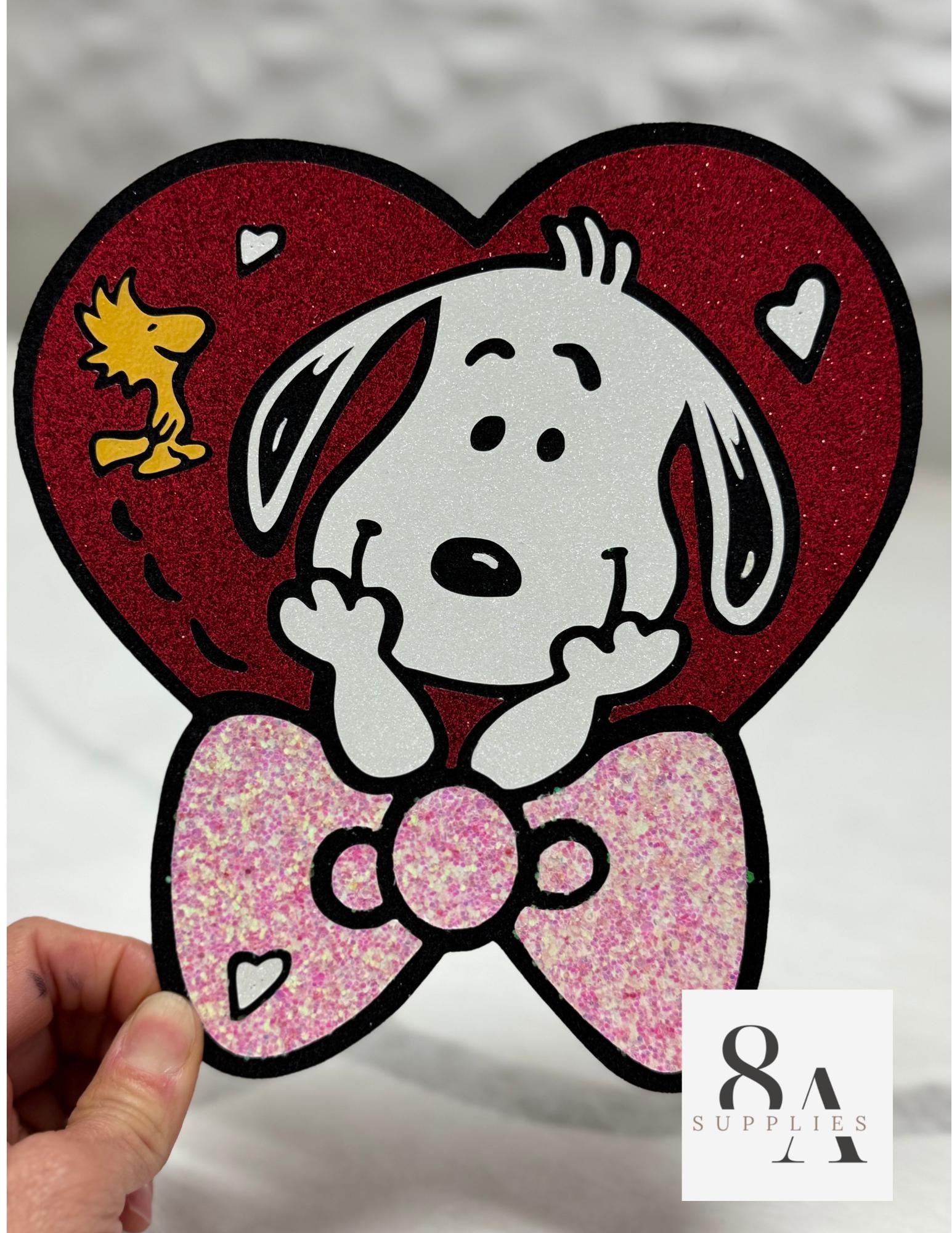 Snoopy Bow SVG File, Bouquet Toppers, Ramos, Cake Toppers, Crafting ...