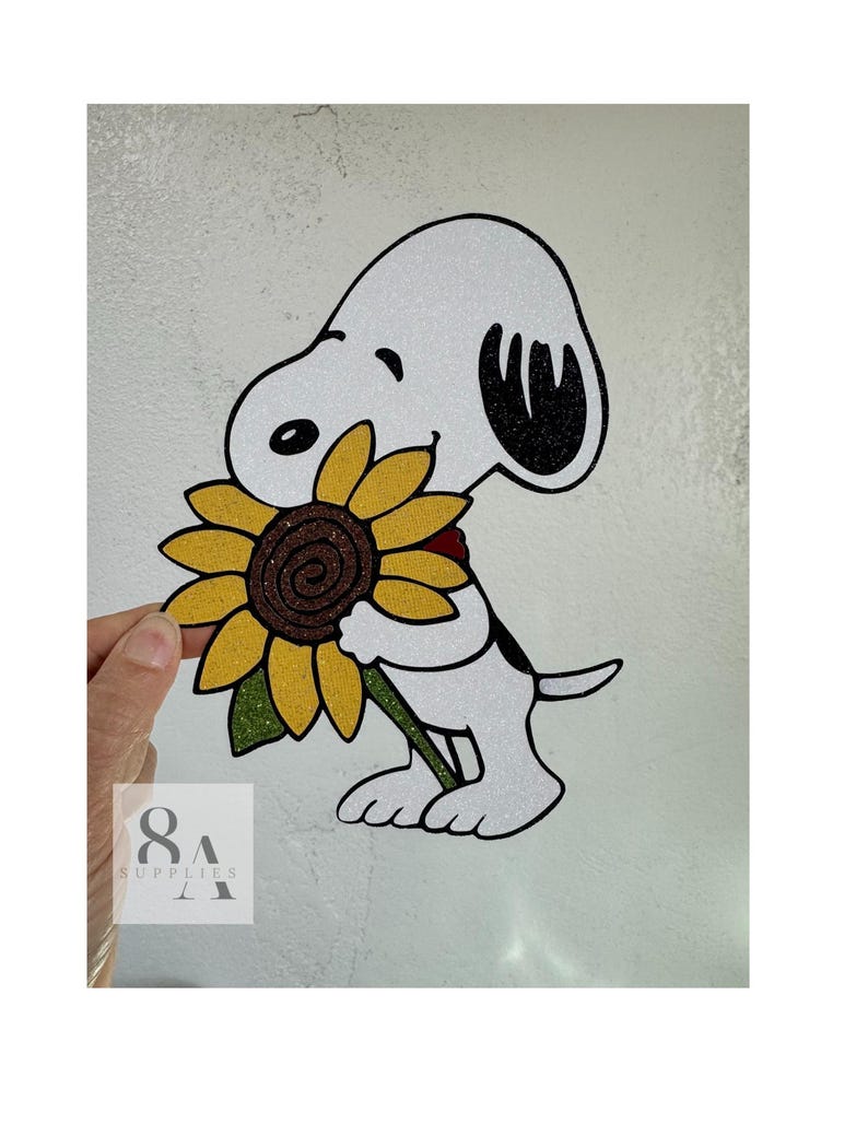 Sunflower Snoopy SVG File, Bouquet Toppers, Ramos, Cake Toppers ...