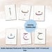 Arabic Alphabet Flashcards for Kids | Alif Baa Ta Learning Cards ...