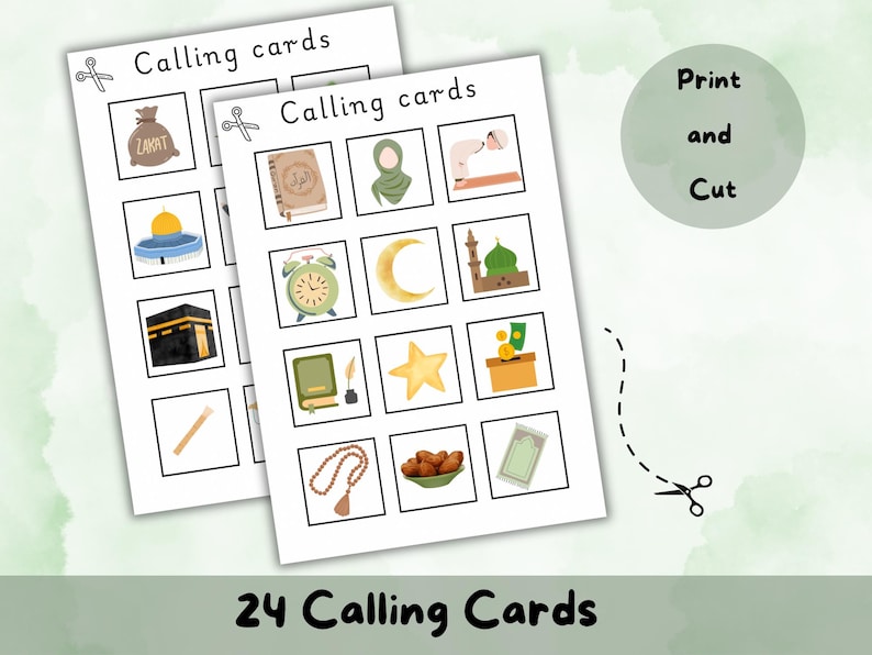 Islamic Printable Bingo Game | Ramadan Bingo | Islamic Educational Eid ...