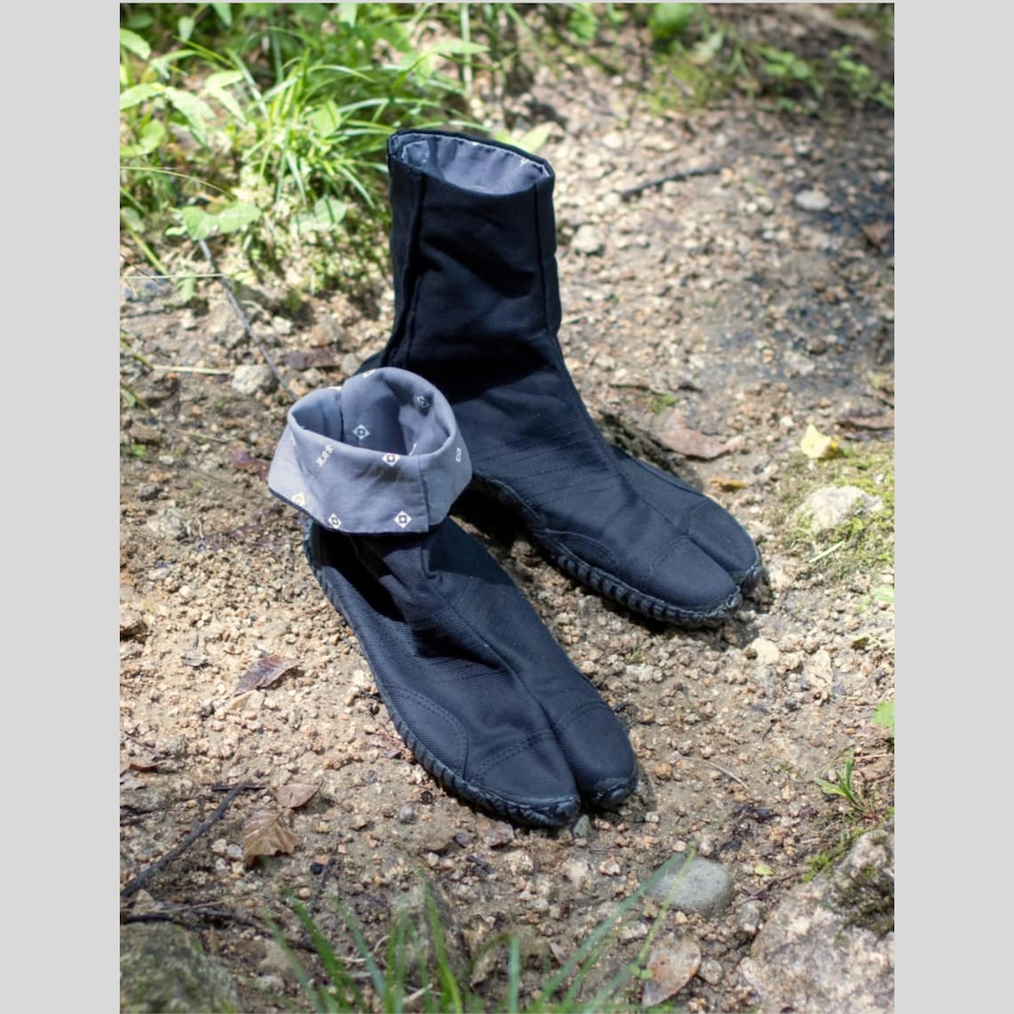 Traditional Japanese Tabi Boots Jikatabi Black - 7 Clasps, Short - Etsy