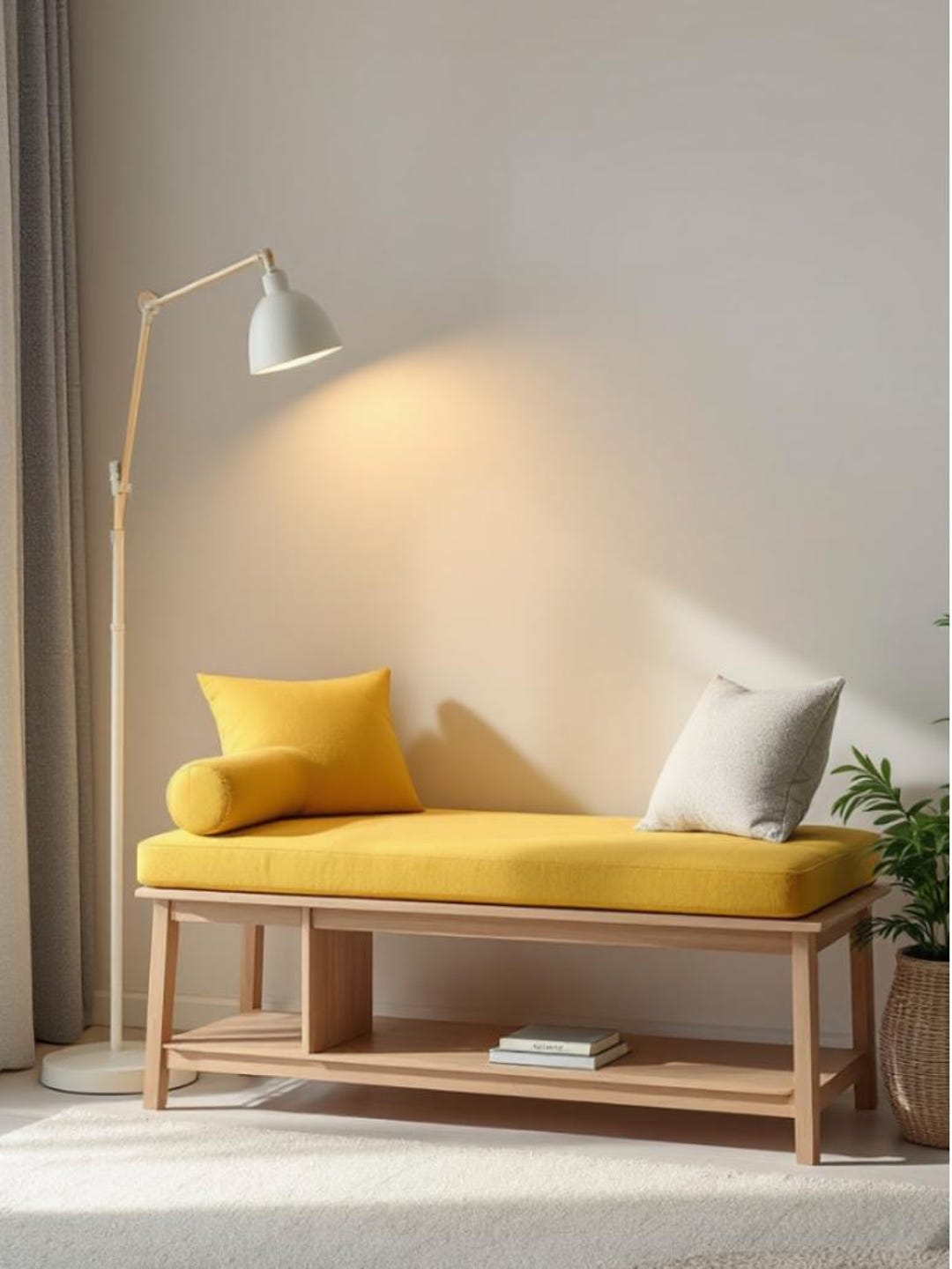2" Custom Kallax Bench Cushion With Insert, Made to Order Window Bench ...