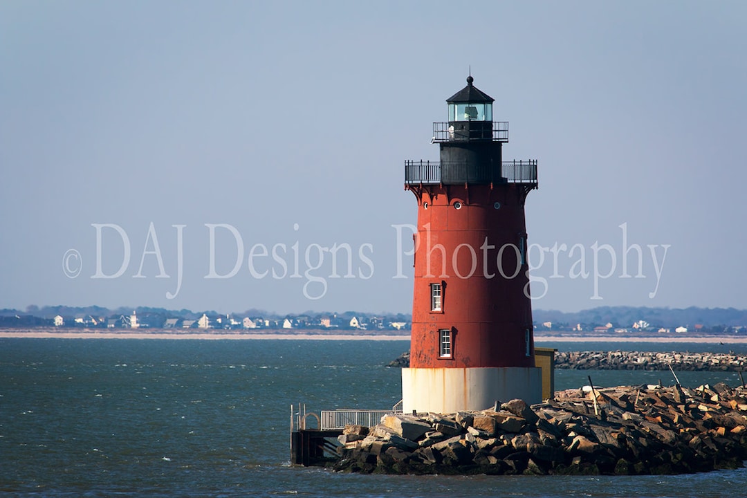 Cape Henlopen Historic Lighthouse Photo | Scenic Landscape Art Print ...