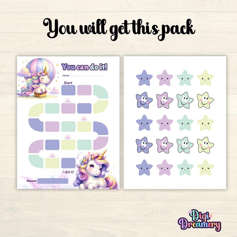 Unicorn Reward Chart for Kids – Printable Behavior Chart With Free ...