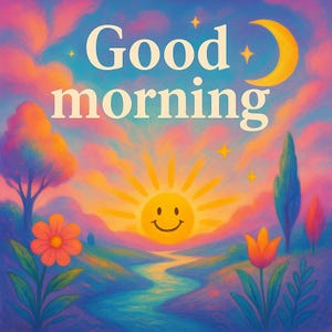 Good Morning Message AI Image Wallpaper Design Digital Files PDF IMG ...