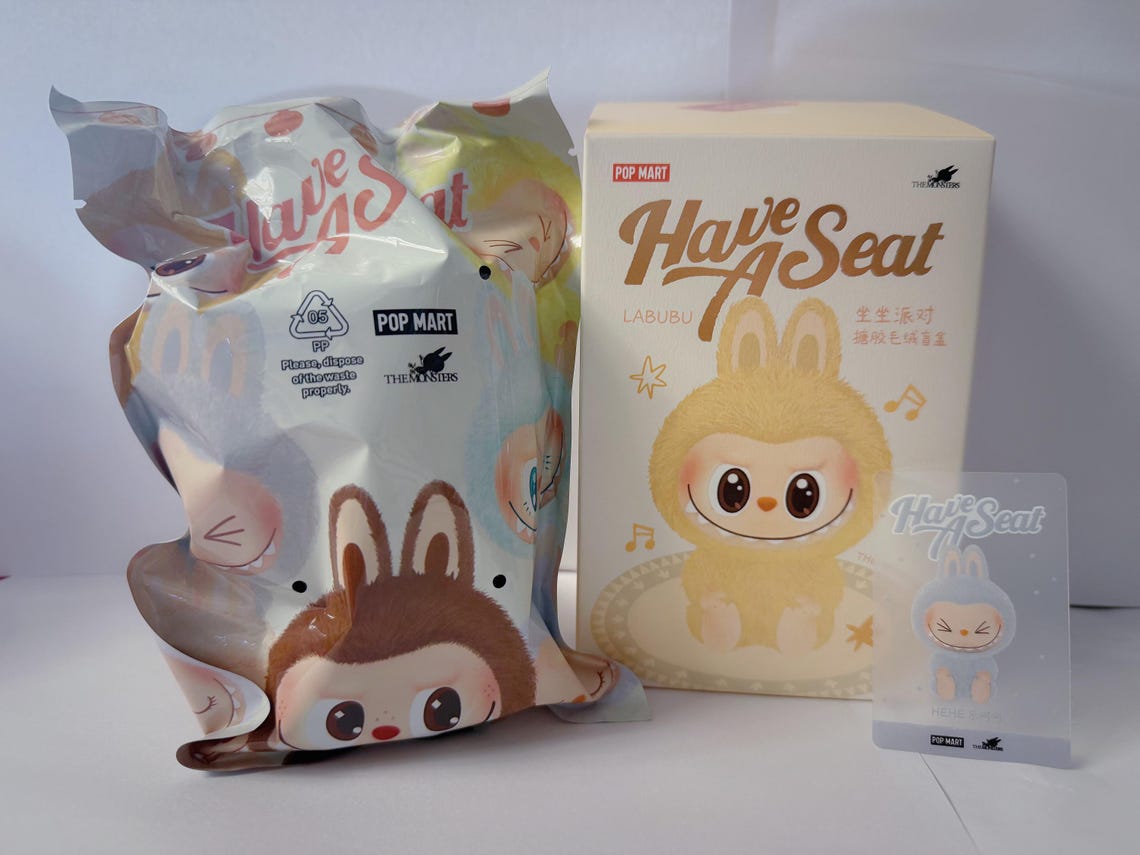 Popmart''labubu Have a Seat'' (the Monsters) Confirmed Figure (real QR ...