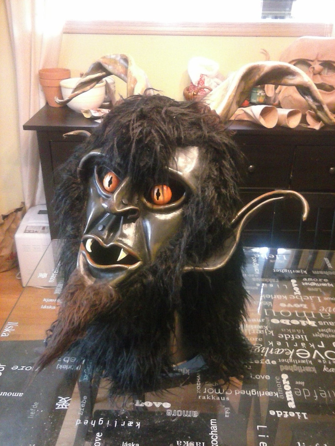 Krampus Perchten Kukeri Wilder Man Baphomet Mask - Etsy