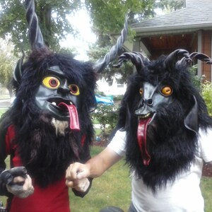 Krampus Perchten Kukeri Wilder Man Baphomet Mask - Etsy