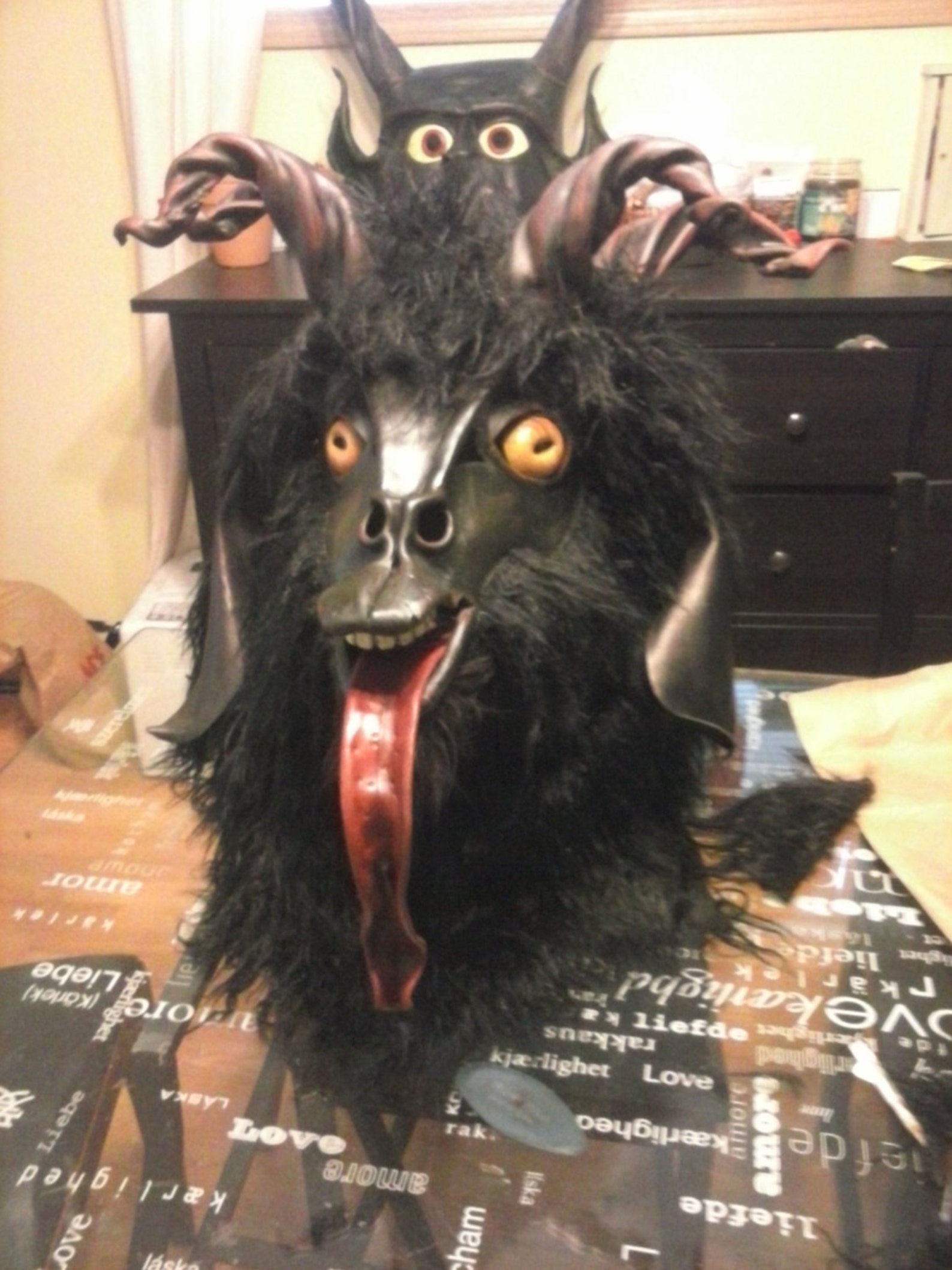 Krampus Perchten Kukeri Wilder Man Baphomet Mask - Etsy