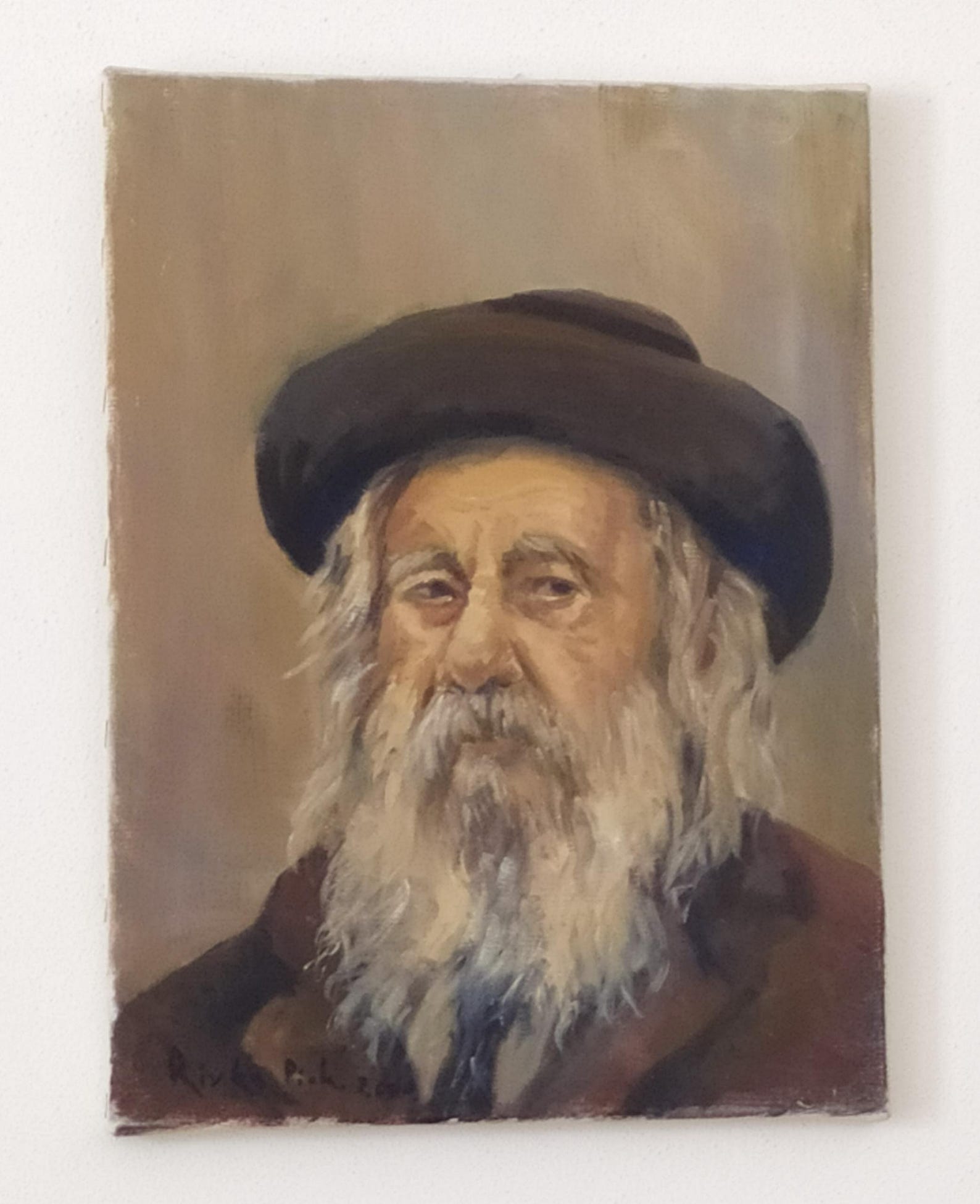 Original Oil Painting of the Steipler Gaon - Etsy