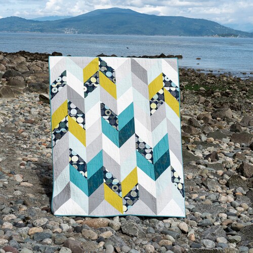 Modern Interlock Quilt Pattern - Etsy