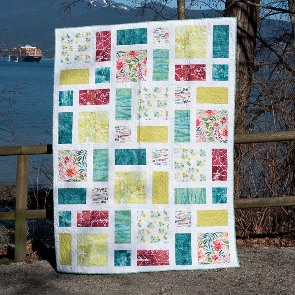 Mid Century Modern Quilt Pattern - Etsy