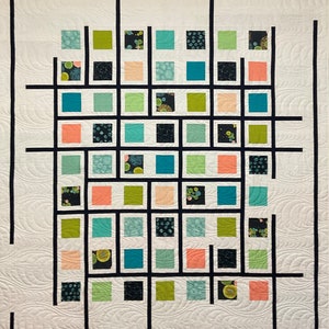 Off the Grid! Quilt Pattern - Modern Quilt Pattern - Contemporary Quilt ...