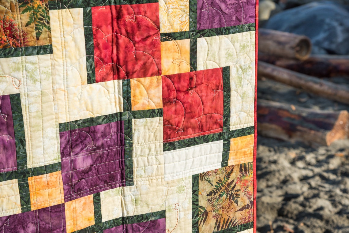 Sedona Sunset Quilt Pattern - Contemporary Quilt Pattern - Sedona Sunset Quilt Pattern - Etsy