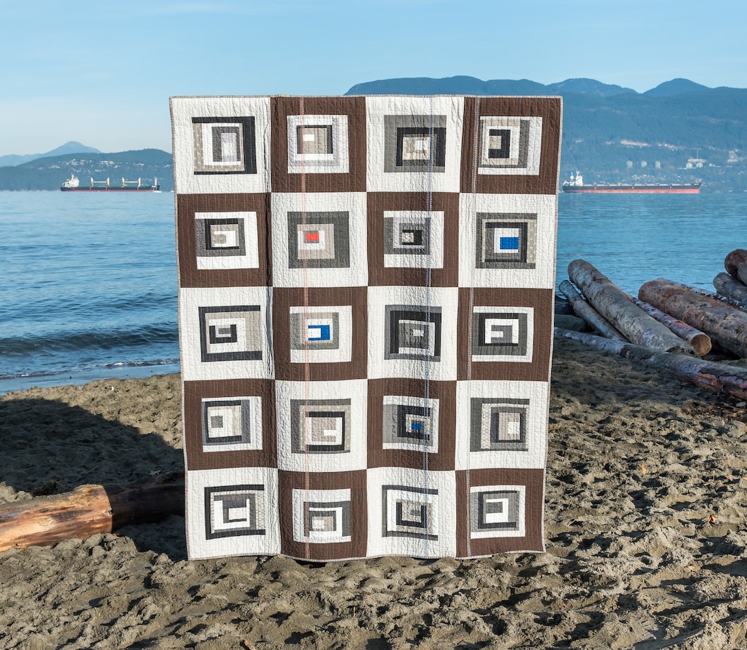 One House, Two House... Modern Quilt Pattern - Contemporary Quilt ...