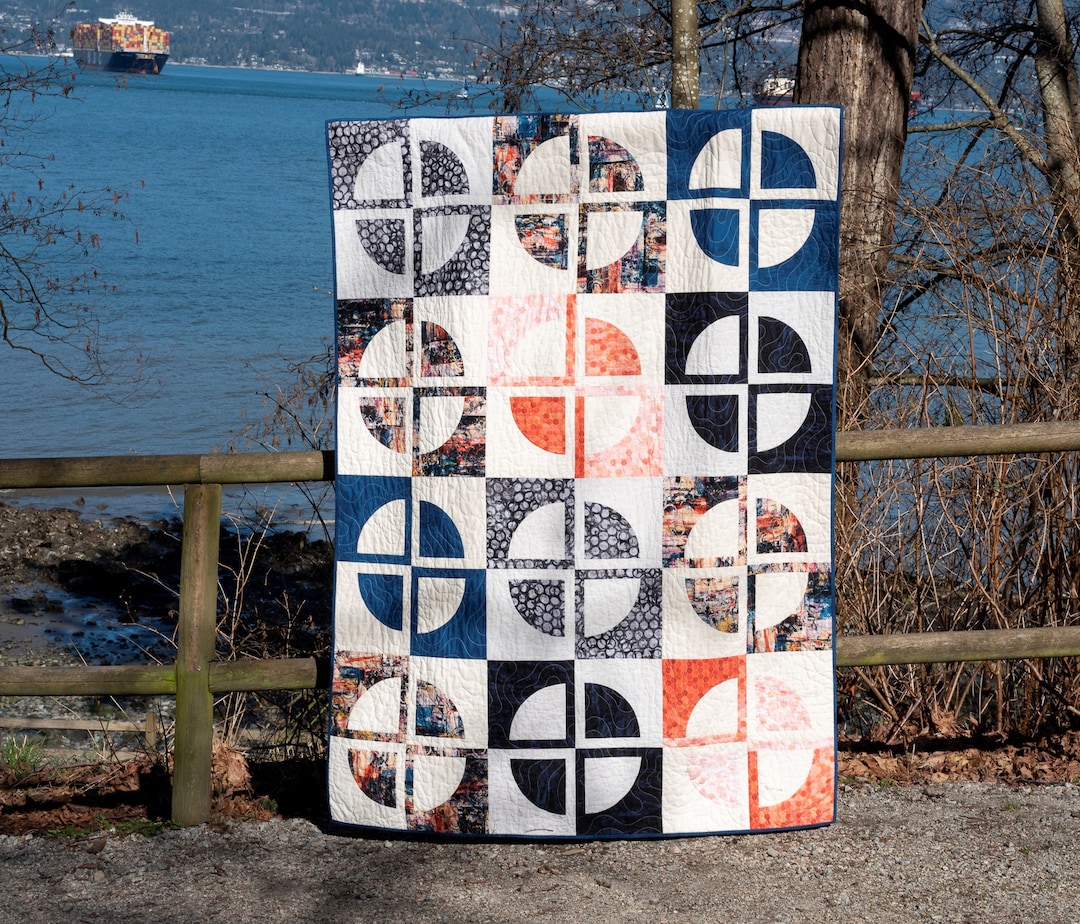 Just 'round the Corner I, Contemporary Quilt Kit, Modern Quilt Kit ...