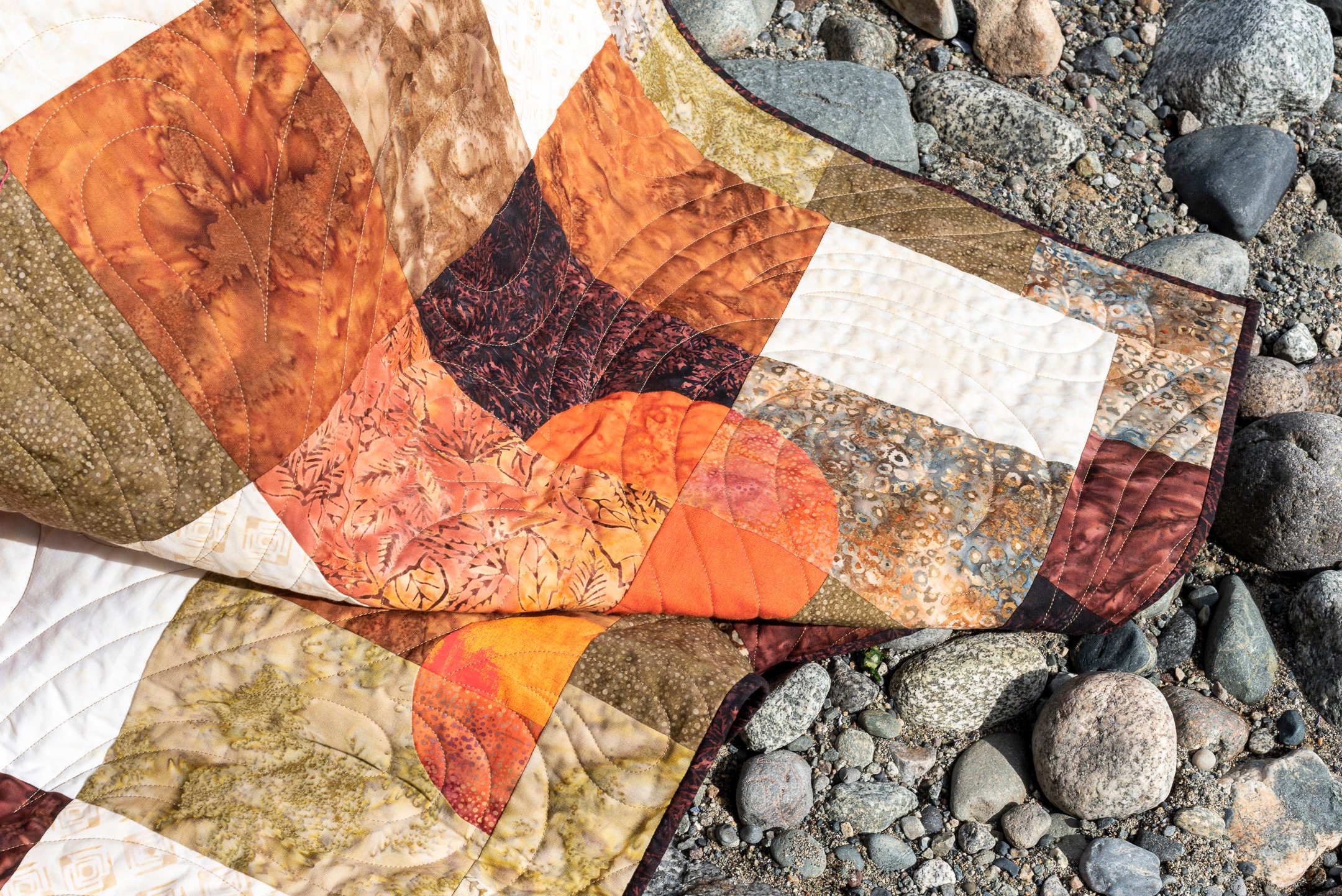 Desert Sun Quilt Pattern - Modern Quilt Pattern, Contemporary Quilt ...