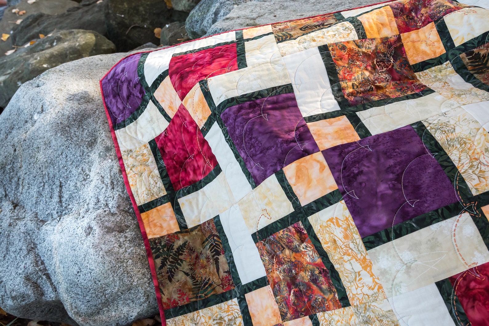 Sedona Sunset Quilt Pattern - Contemporary Quilt Pattern - Sedona ...