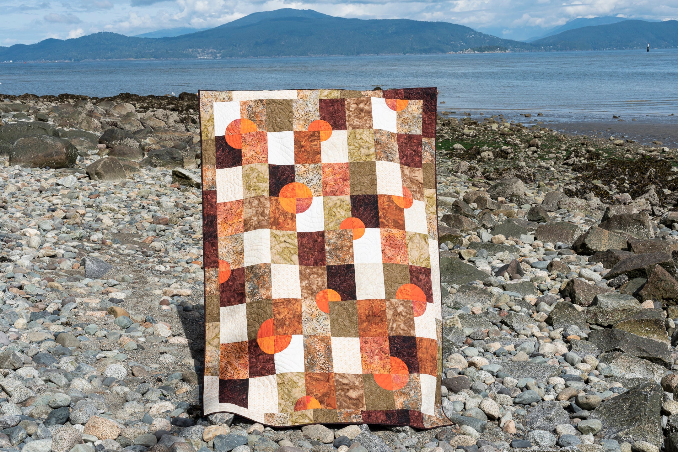 Desert Sun Quilt Pattern - Modern Quilt Pattern, Contemporary Quilt ...