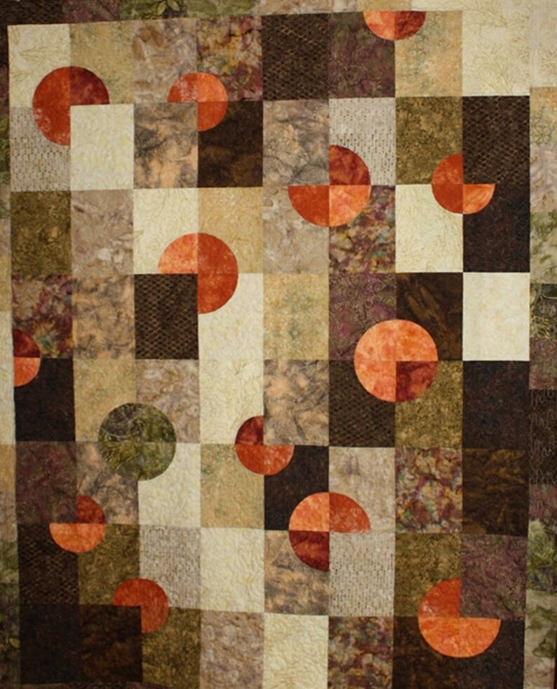 Desert Sun Quilt Pattern Modern quilt pattern Contemporary | Etsy