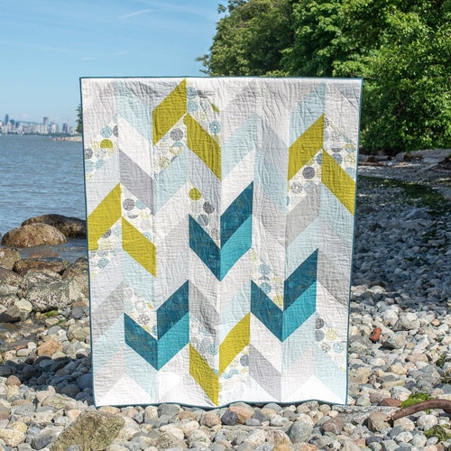 Modern Interlock Quilt Pattern - Etsy