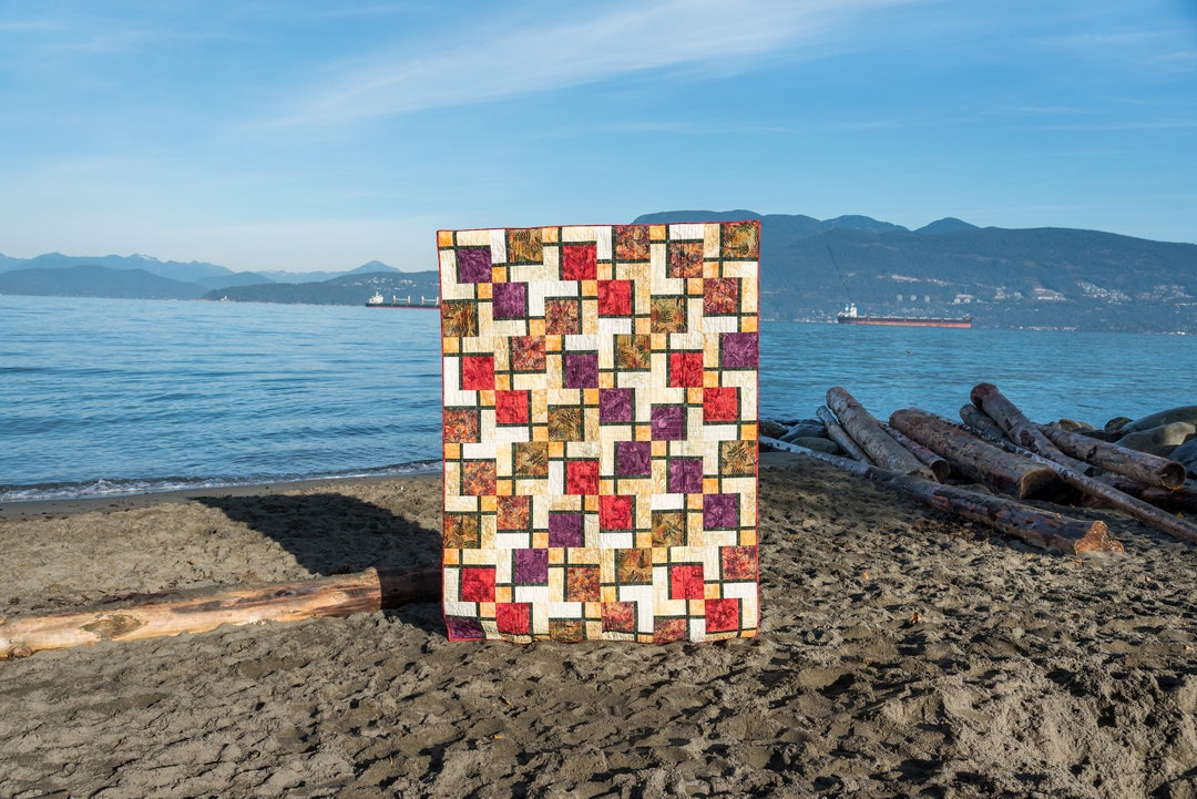 Sedona Sunset Quilt Pattern - Contemporary Quilt Pattern - Sedona ...