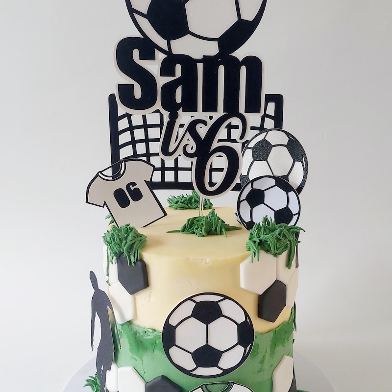 Cake Topper 8 Football - Etsy UK