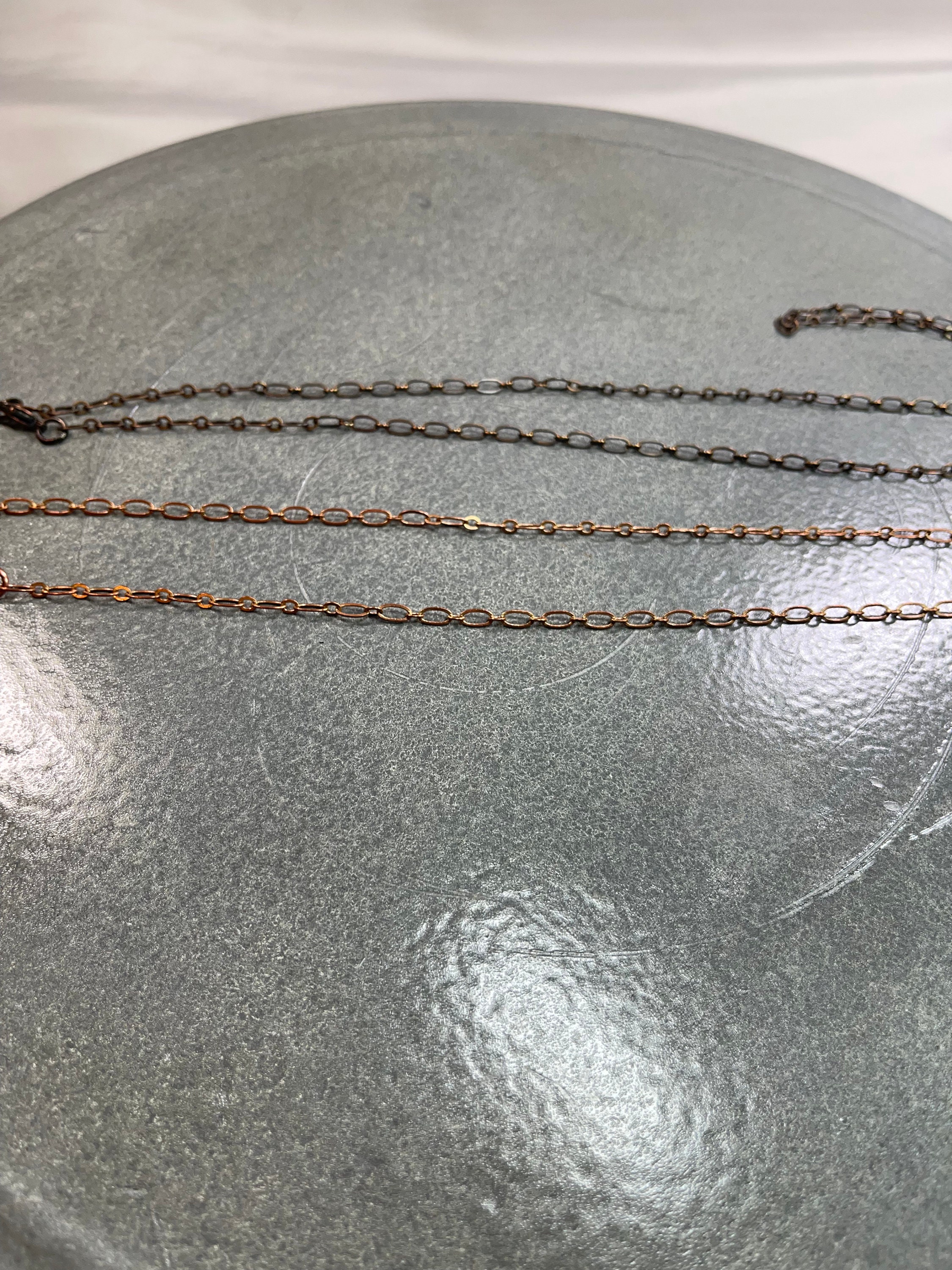 Copper Chain in your choice of Length and Clasp Adjustable Raw | Etsy