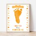 Sweeter Than Pumpkin Pie Footprint Craft - Digital Download, Fall ...