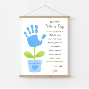 Father’s Day Handprint Craft - Digital Download, Printable Father’s Day ...