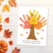 Autumn Tree Handprint Craft - Digital Download, Printable Fall ...