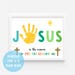 Jesus is the Reason for the Season Handprint Craft - Digital Download ...