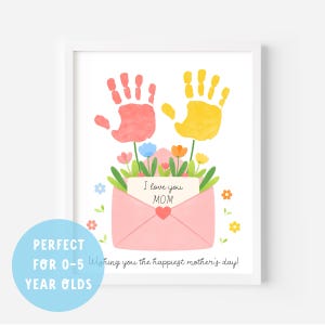 Mother’s Day Letter Handprint Craft - Digital Download, Printable ...