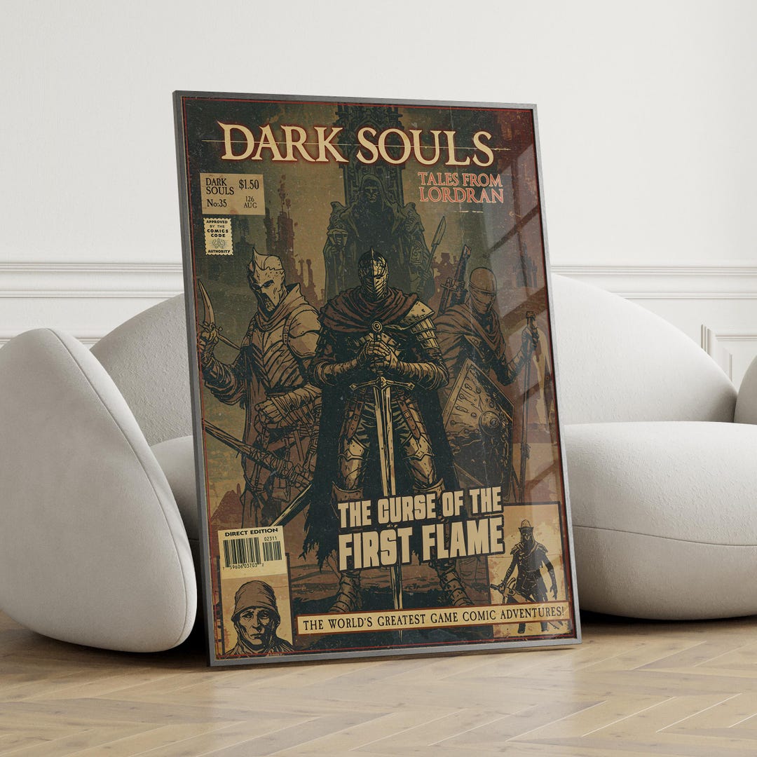 Pulp Cover Poster - Video Game Wall Art - Retro Game Poster - Game Room ...