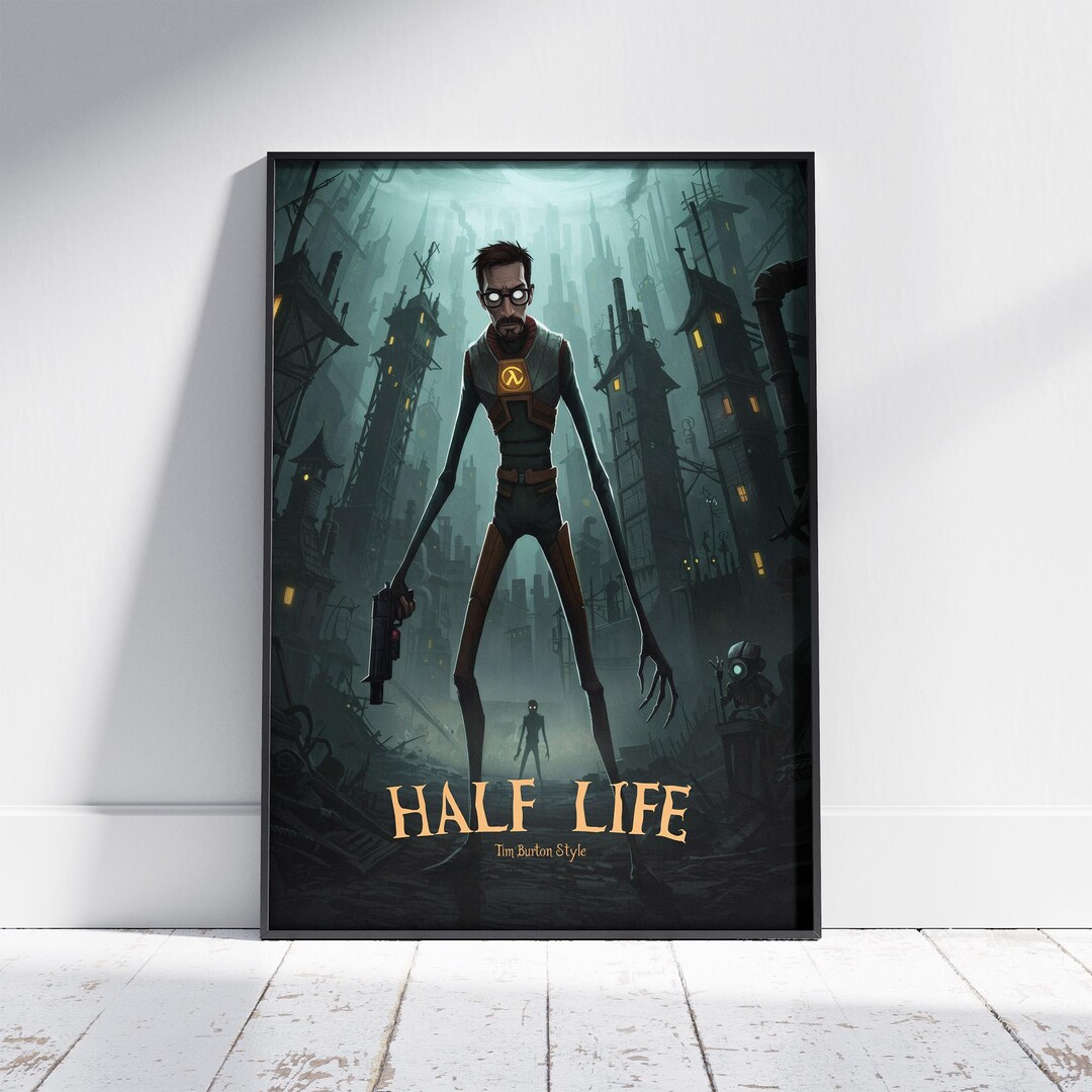 Gothic Style Game Character Poster - Video Game Wall Art - Retro Game ...