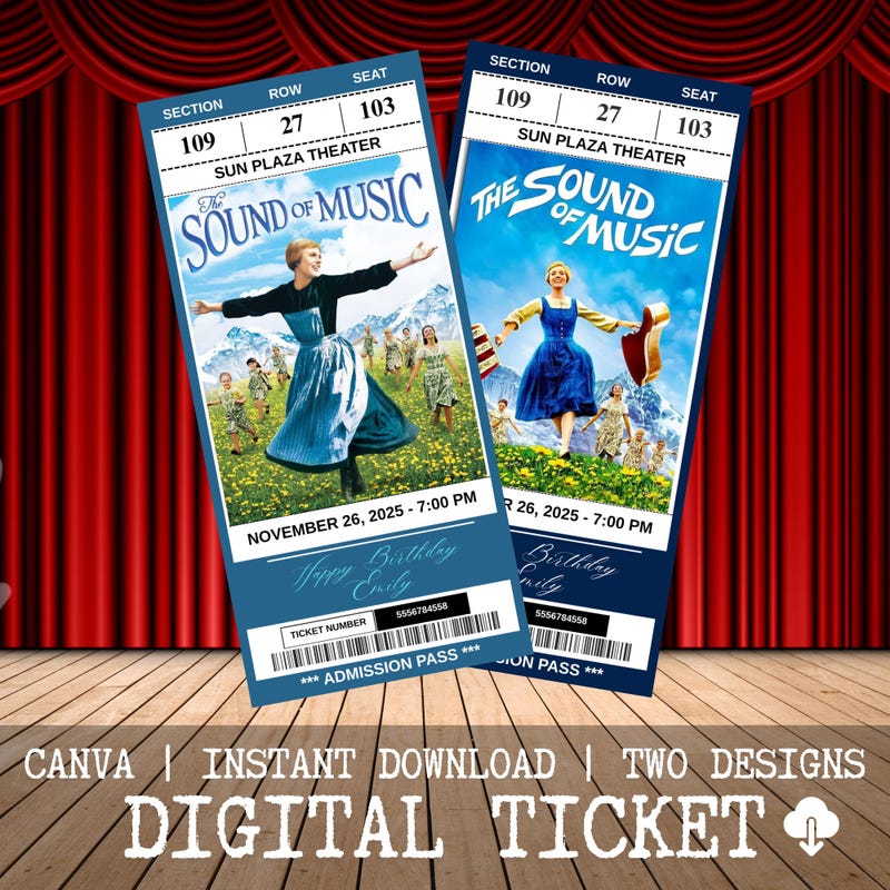 Theatre Show Gift Card - 60+ Gift Ideas for 2026