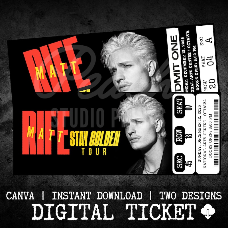 Matt Rife Tickets - Etsy