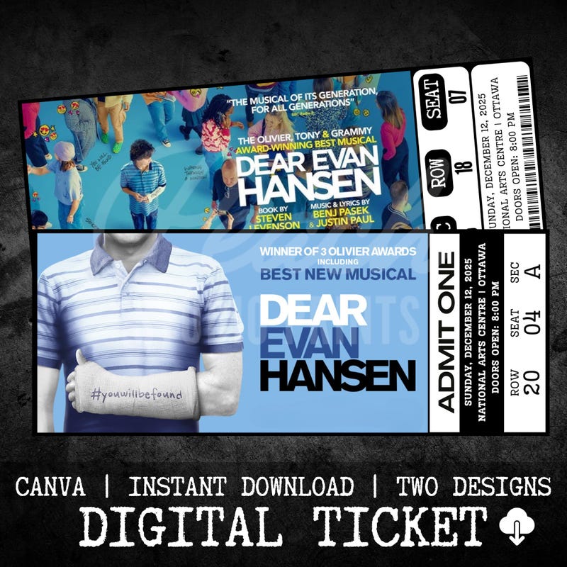 Dear Evan Hansen - Etsy