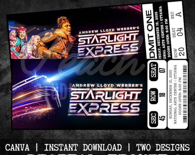 Starlight Express VINTAGE LOGO ~ Digital Vector ~ Musical - Etsy