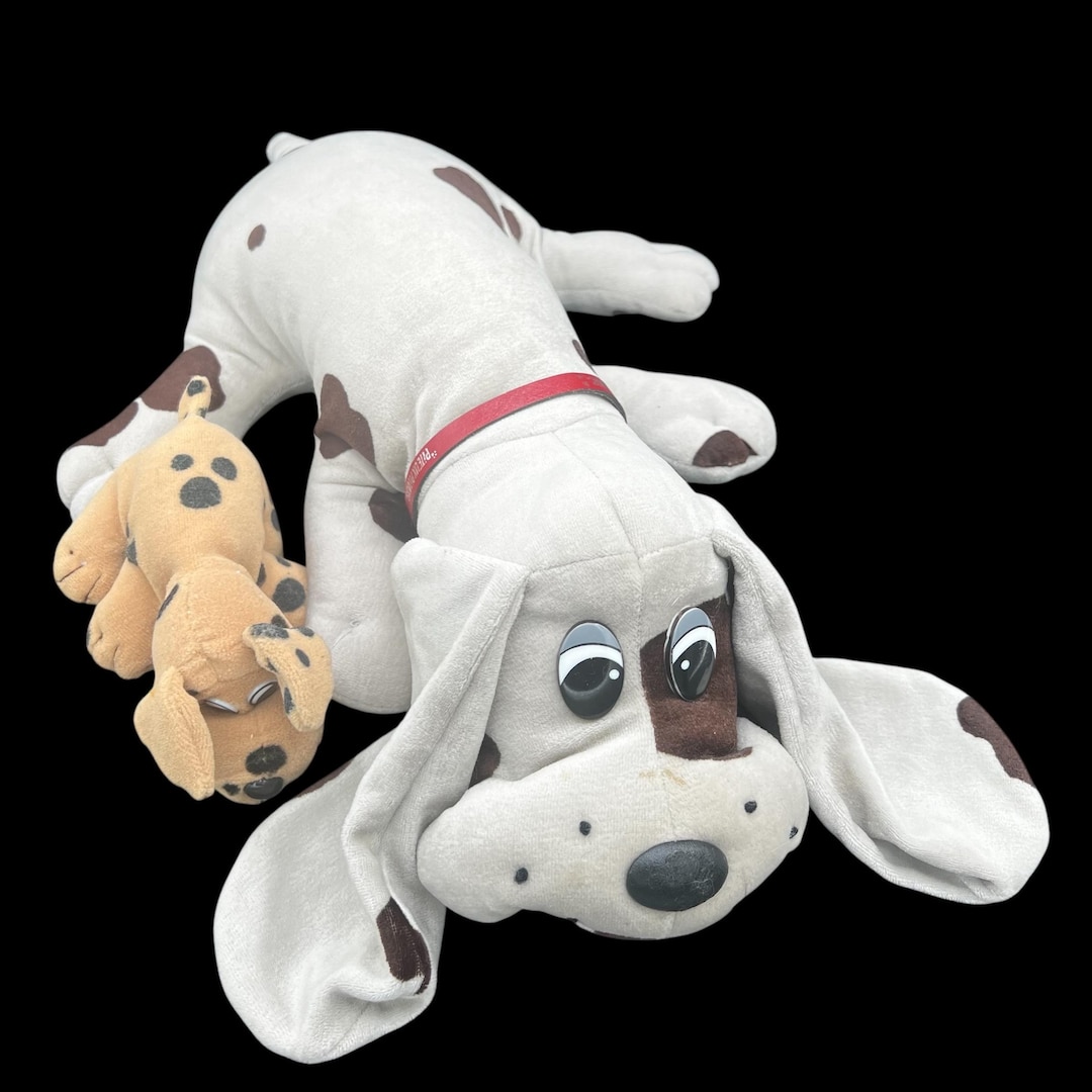 Vintage Pound Puppies - Mom & Baby Plush Toy With Certificate - Etsy