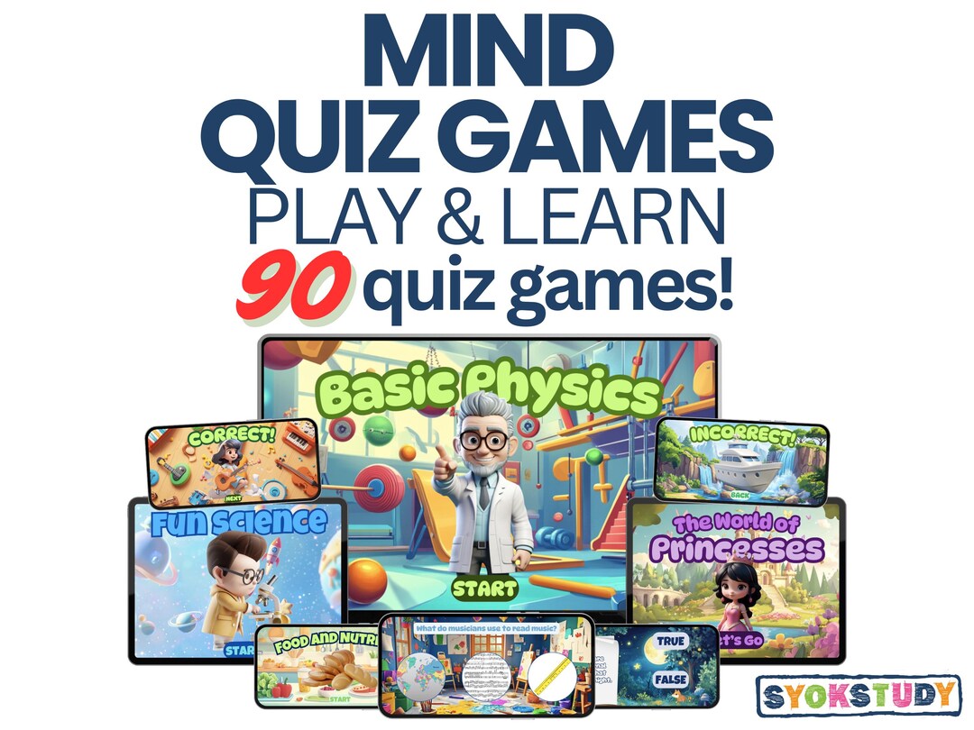 Kids Mind Digital Quiz Games | Play and Learn | Fun & Educational ...