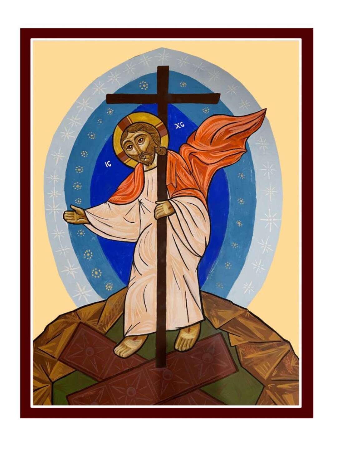 Anastasis Icon of the Glorious Resurrection | Handmade Orthodox Icon - Etsy