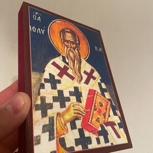 St Polycarp of Smyrna - Orthodox Fresco of Early Christian Saint ...